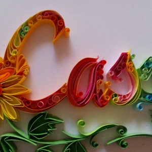 Quilling Paper Tree of Joy,treeoflife Gift, Wedding Tree, Personalised ...