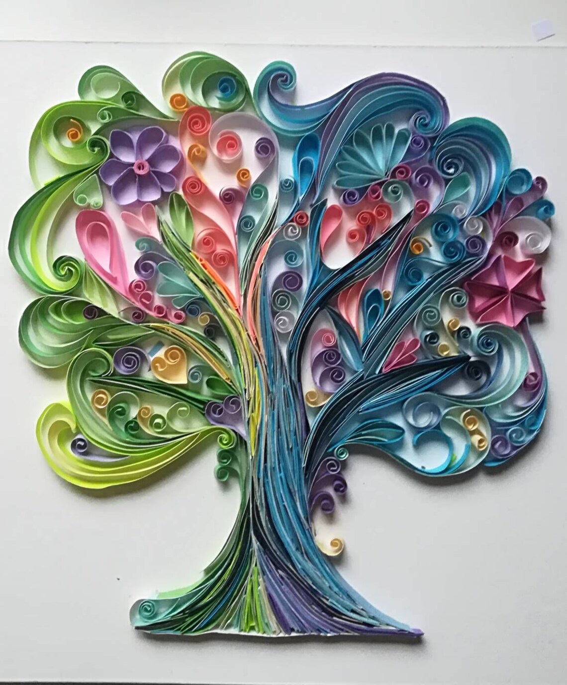 The Tree of Happiness Paper Quilling Tree, Gift, Birthday, Decoration ...