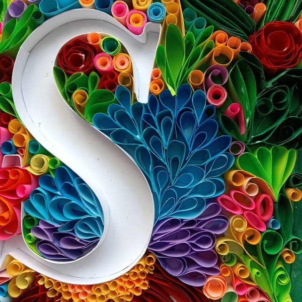 Quilling Initial - Etsy