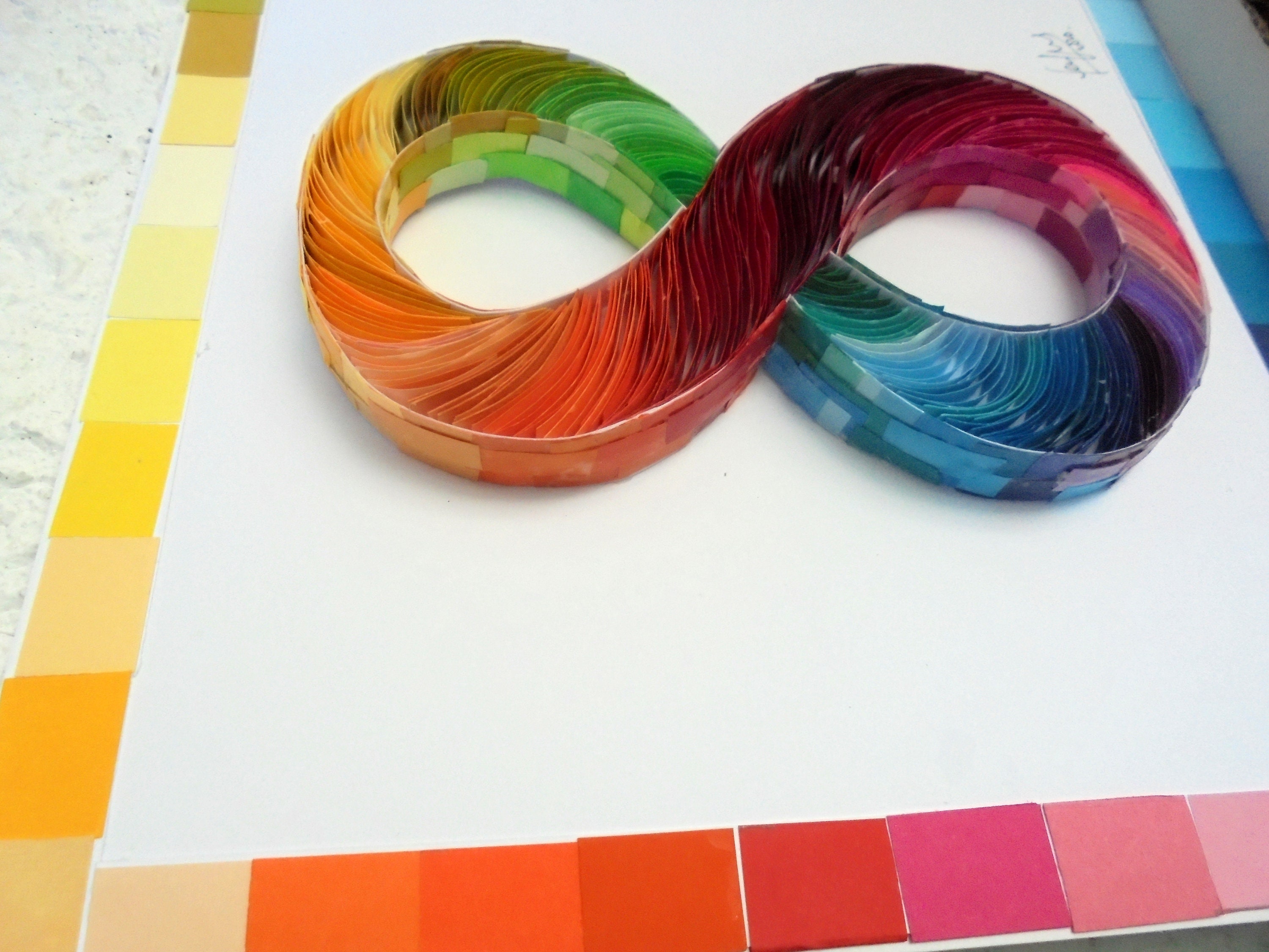 Quilling Rainbow Number Anniversary Quilling Numbers - Etsy
