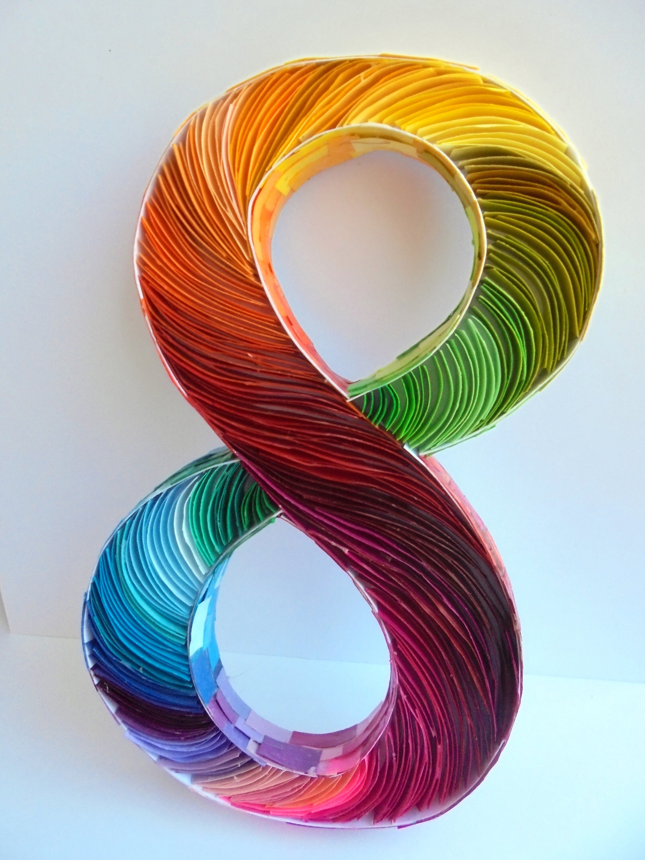 Quilling Rainbow Number Anniversary Quilling Numbers - Etsy España