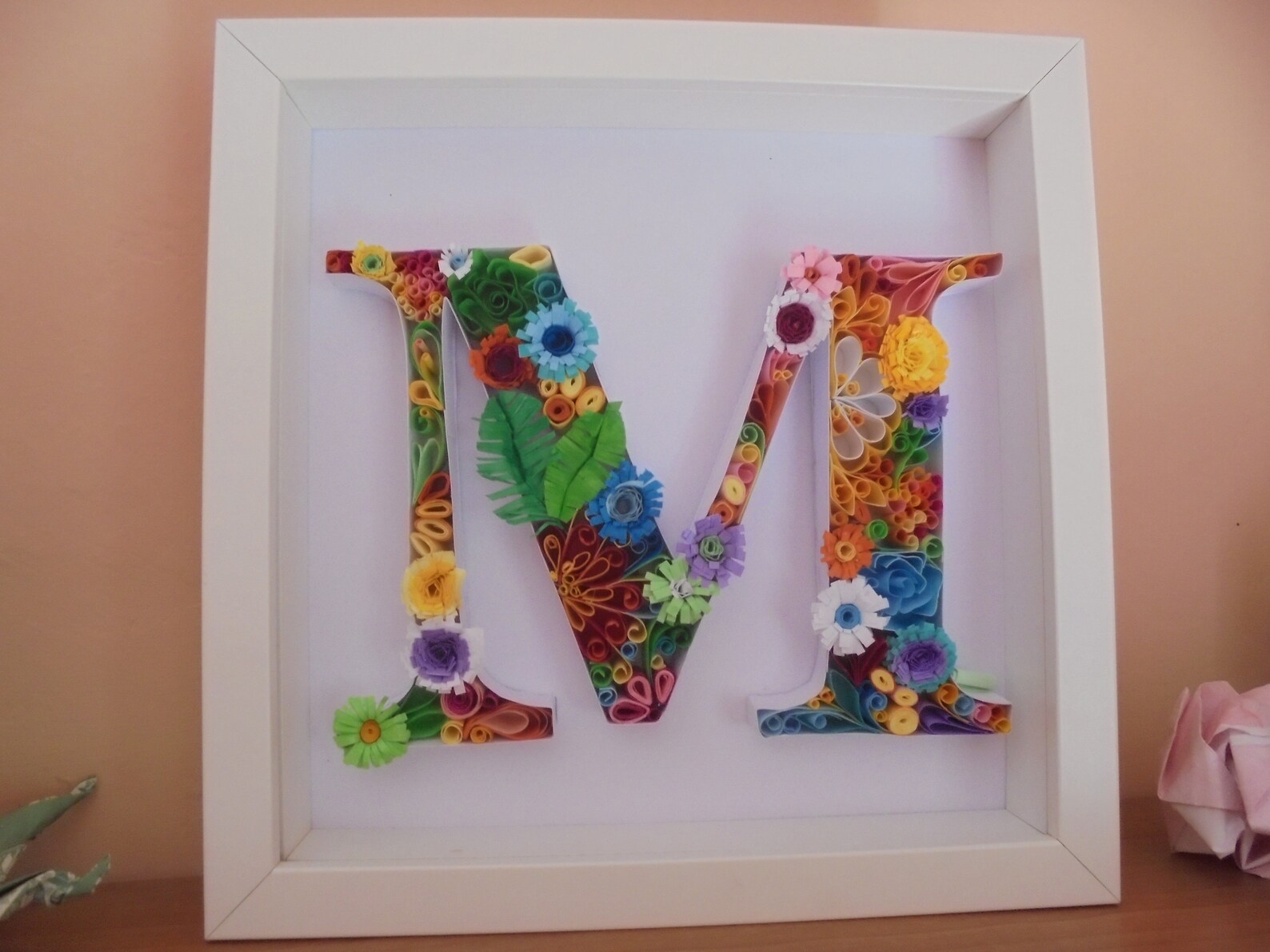 Handmade Personalised Paper Quilling Name, Gift, Custom Names, Paper ...