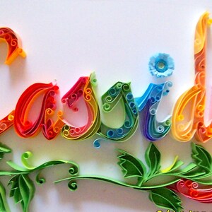 Quilling Paper Tree of Joy,treeoflife Gift, Wedding Tree, Personalised ...