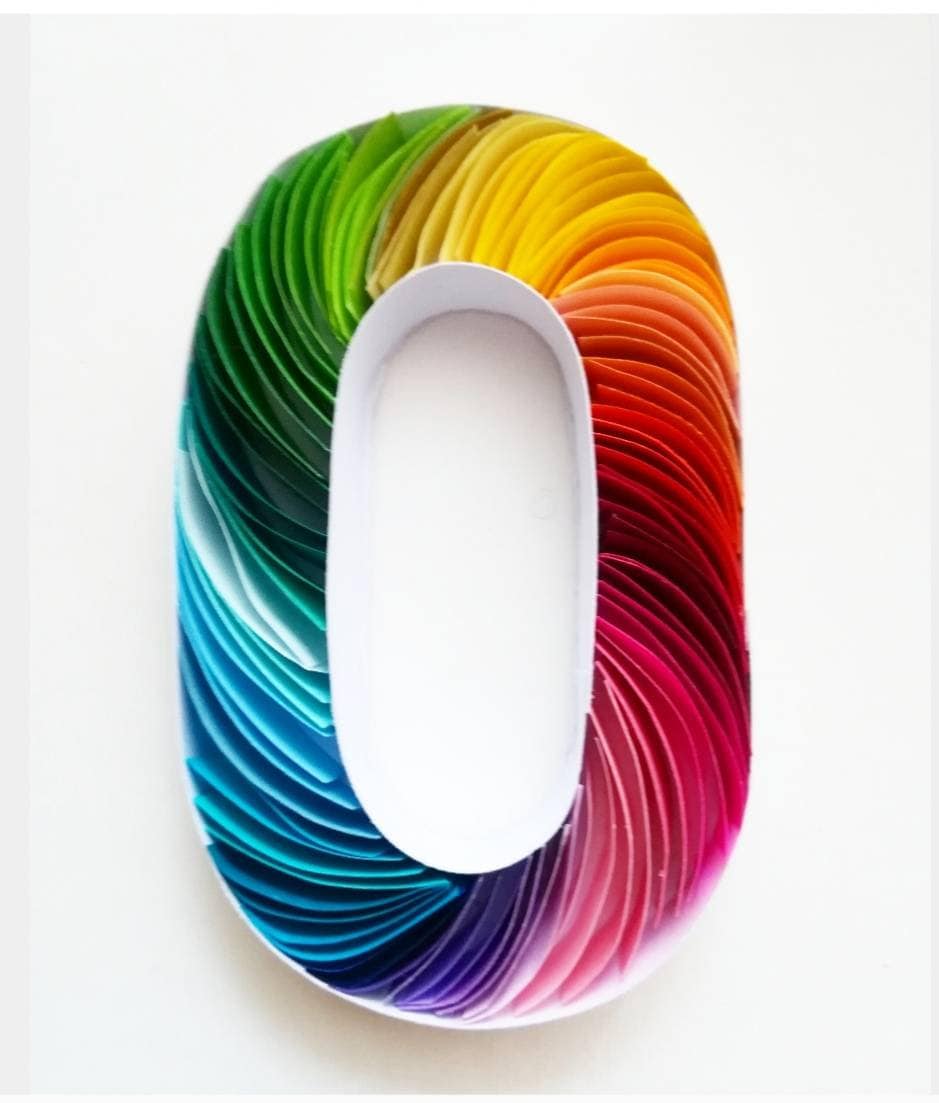 Quilling Number Anniversary, Quilling Numbers, Wedding Numbers Table ...