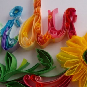 Quilling Paper Tree of Joy,treeoflife Gift, Wedding Tree, Personalised ...