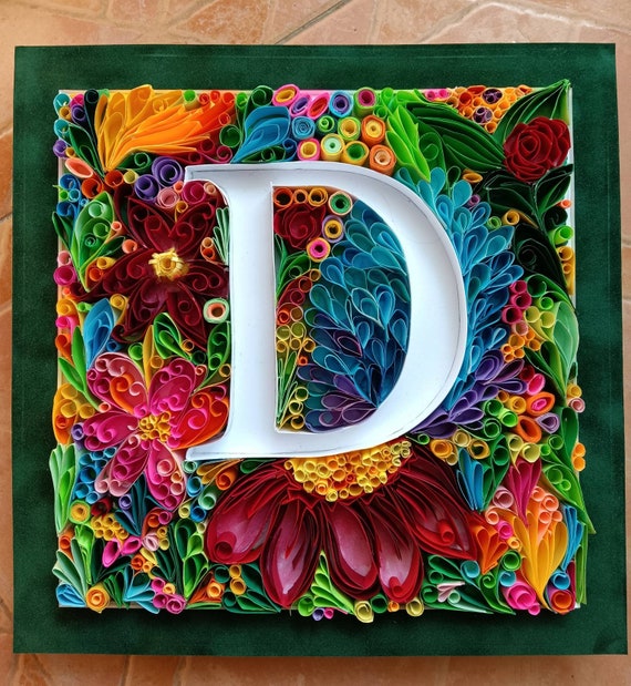 Quilling Letters Of Alphabet