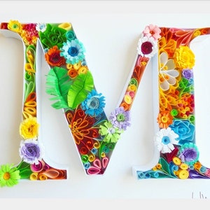 Handmade Personalised Paper Quilling Name, Gift, Custom Names, Paper ...