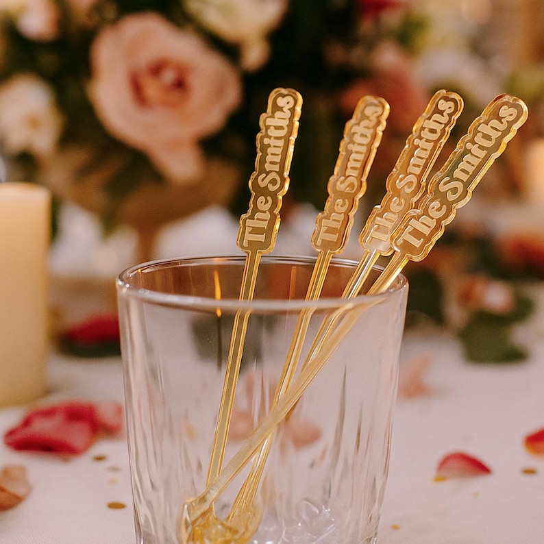Personalized Stir Sticks for Wedding,custom Name Drink Stirrers ...