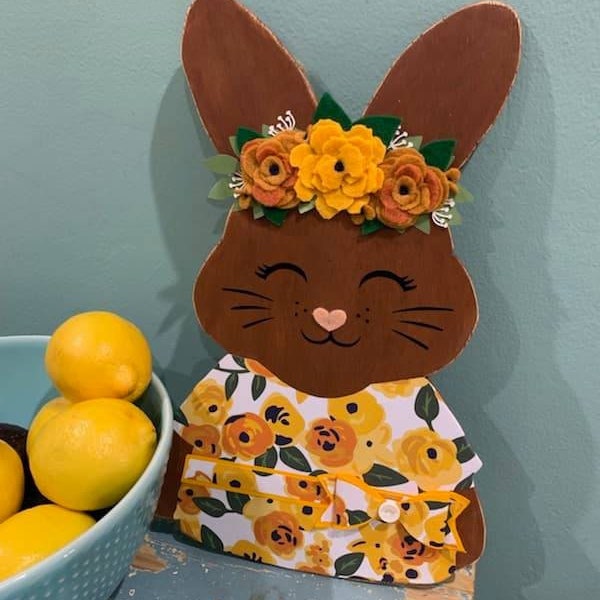 Felt Flower Plaque - Etsy