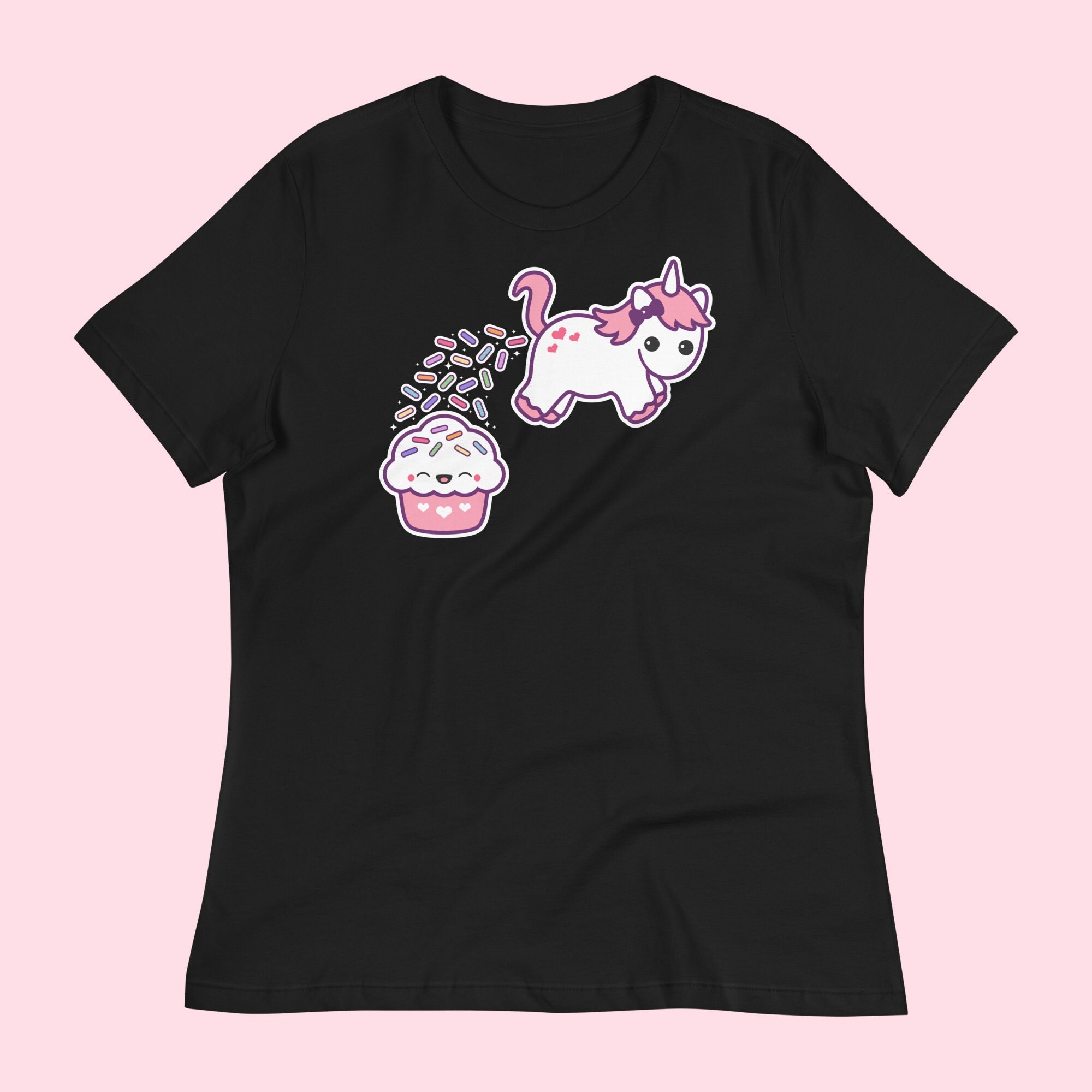Funny Shirts Cute Pooping Unicorn Kawaii Clothing - Etsy