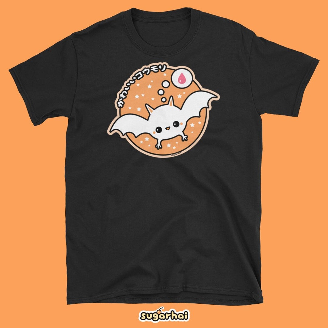 Super Cute Bat T-shirts, Spoopy Kawaii Clothing, Creepy Cute - Etsy
