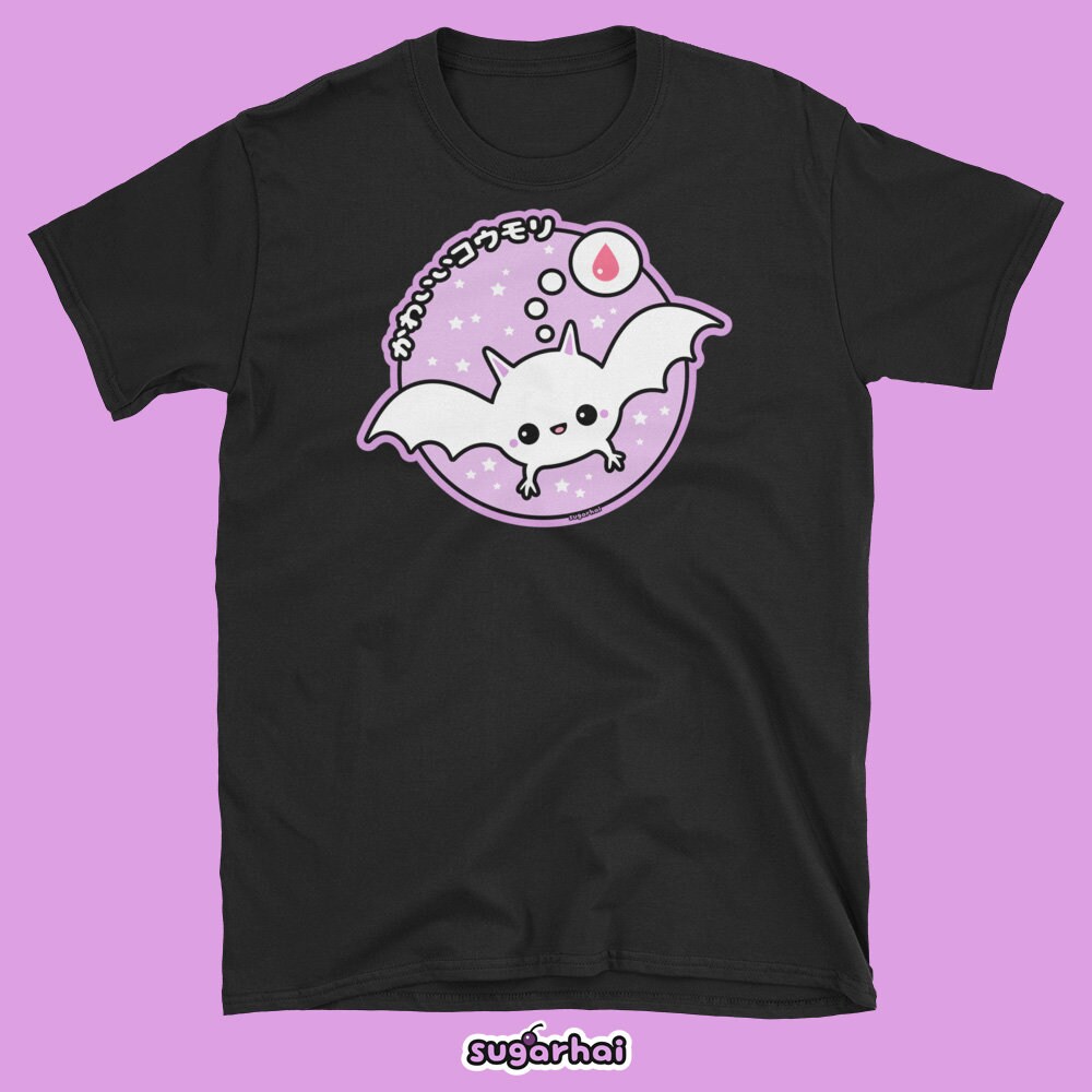Super Cute Bat T-shirts Spoopy Kawaii Clothing Creepy Cute - Etsy
