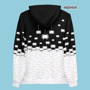 Spiderling Hoodie, Pastel Goth Clothing, Baby Spiders, Plus Sizes - Etsy