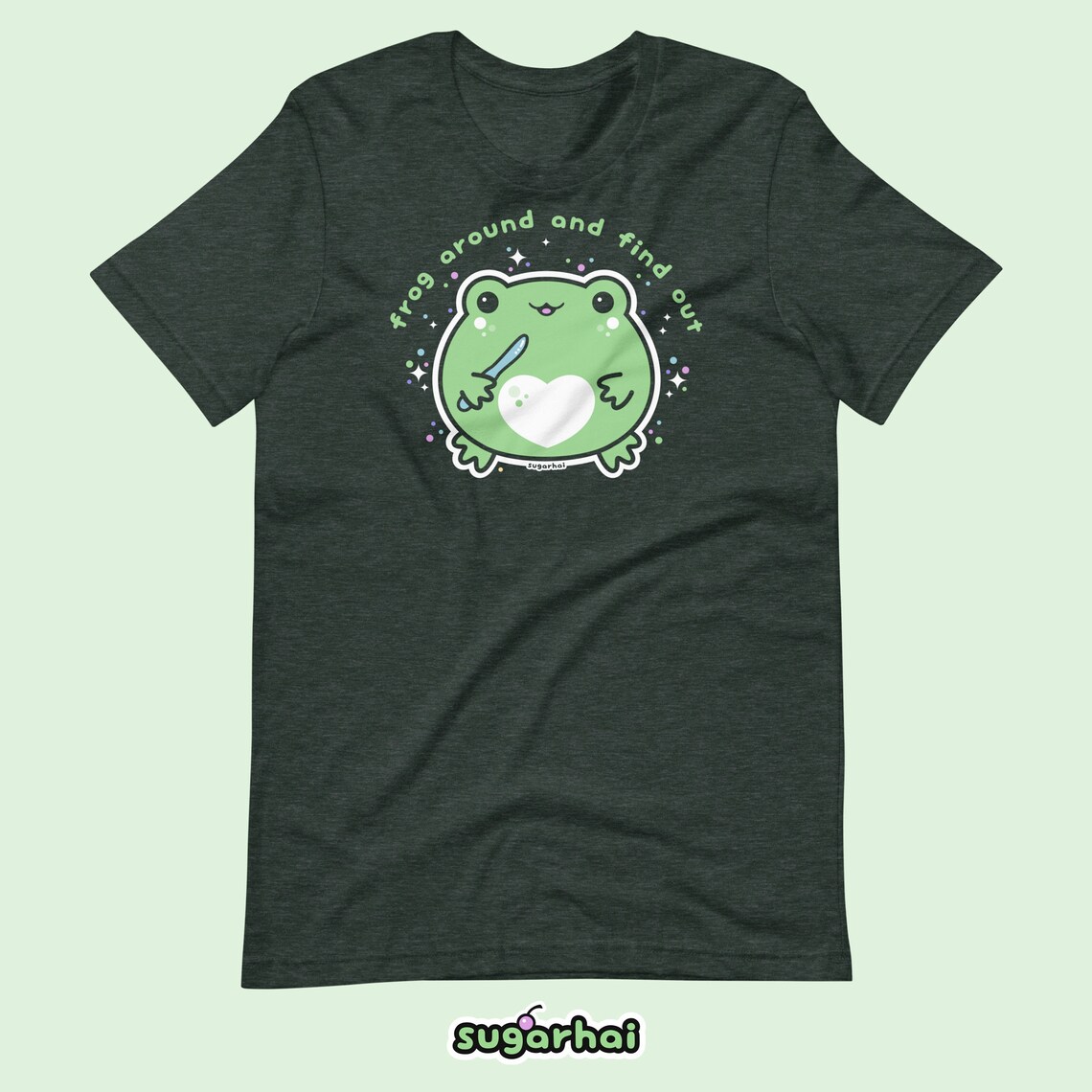 Kawaii Frog Shirts Funny Frog Around and Find Out Cute | Etsy