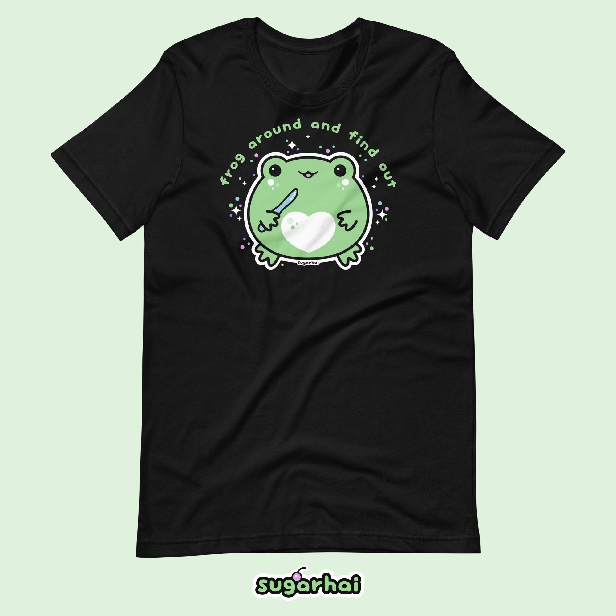 Kawaii Frog Shirts Funny Frog Around and Find Out Cute - Etsy