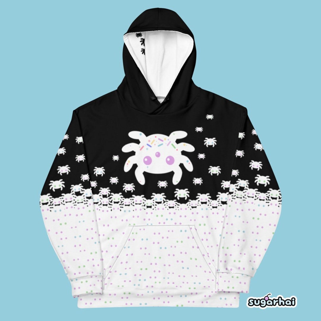 Spiderling Hoodie, Pastel Goth Clothing, Baby Spiders, Plus Sizes - Etsy