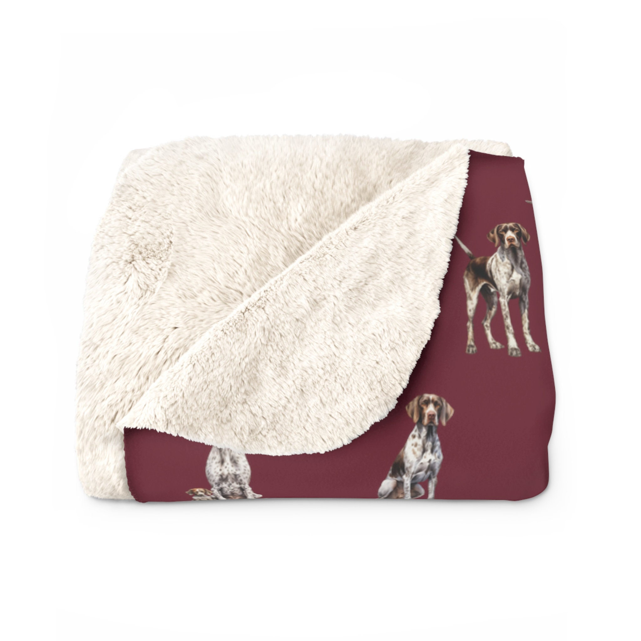GSP Blanket, GSP Gift, Custom German Shorthaired Pointer Dog Blanket ...