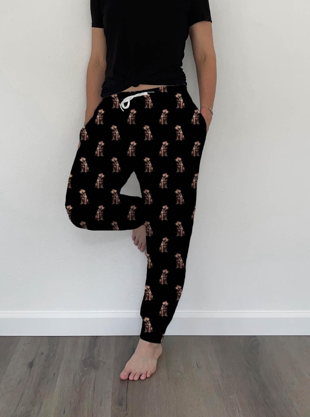 Chocolate Lab Pajama Pants Chocolate Lab Pjs Chocolate Lab Pajama ...