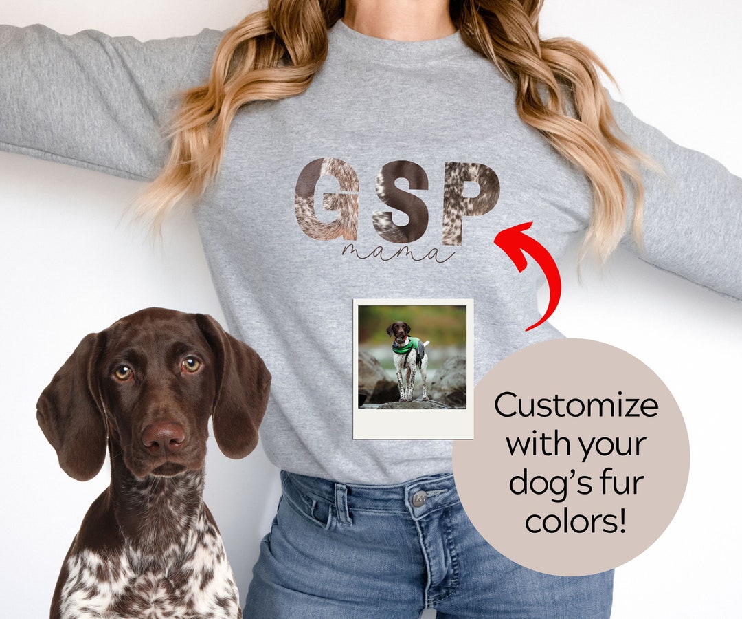 GSP Mama Sweatshirt, German Shorthaired Pointer Mom Sweater, GSP Lover ...