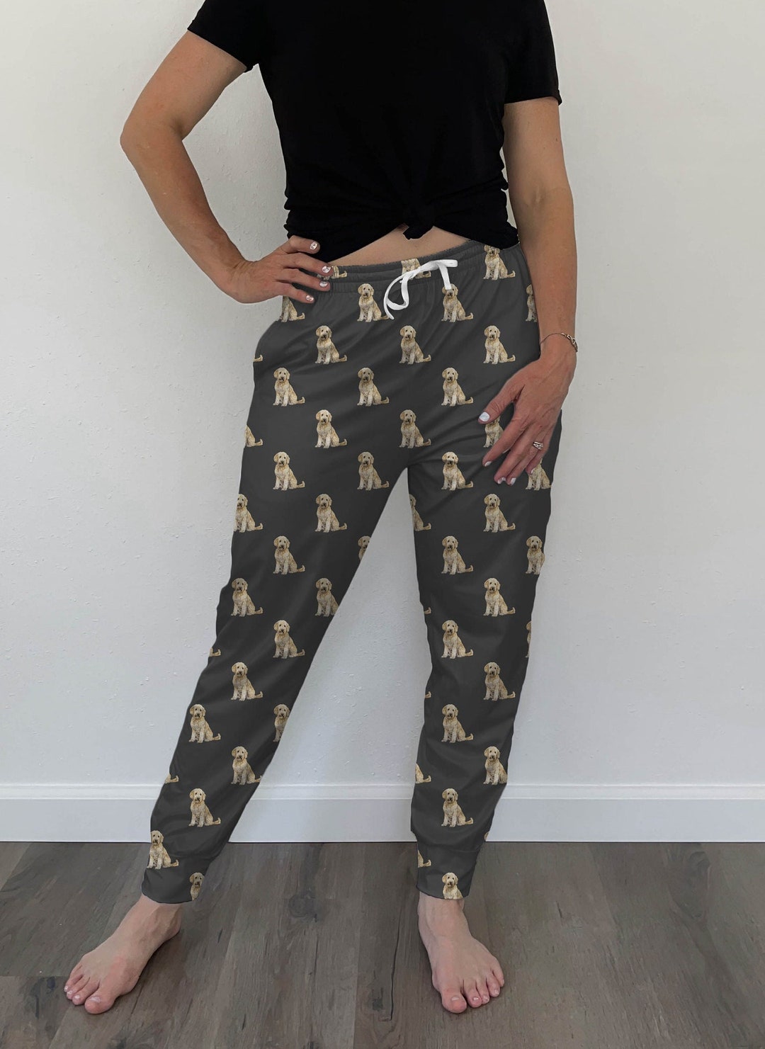 Goldendoodle Pjs Golden Doodle Pajamas Bottoms Men's Labradoodle Jogger ...