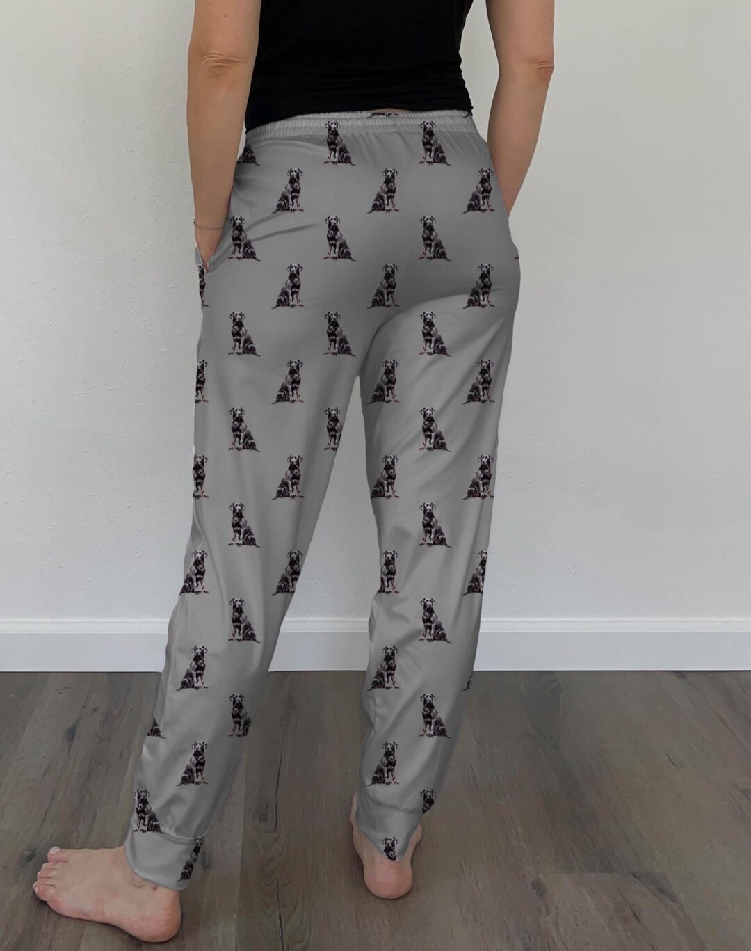 Black Lab Pajama Pants Black Lab Pjs Labrador Pajamas Black Lab Pajama ...