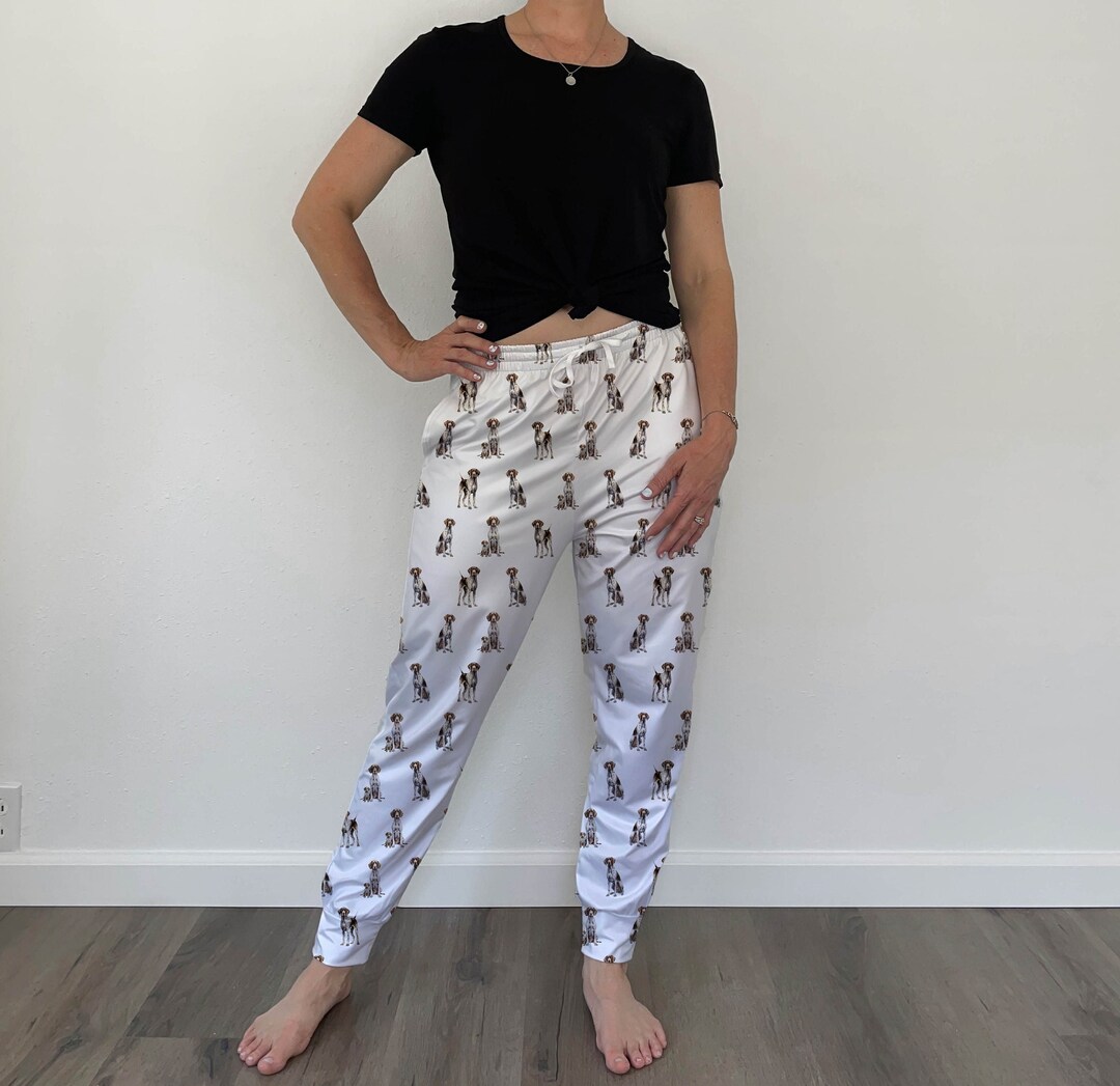 German Shorthaired Pointer Pjs, GSP Gifts, Pointer Pajama Bottoms, Men ...