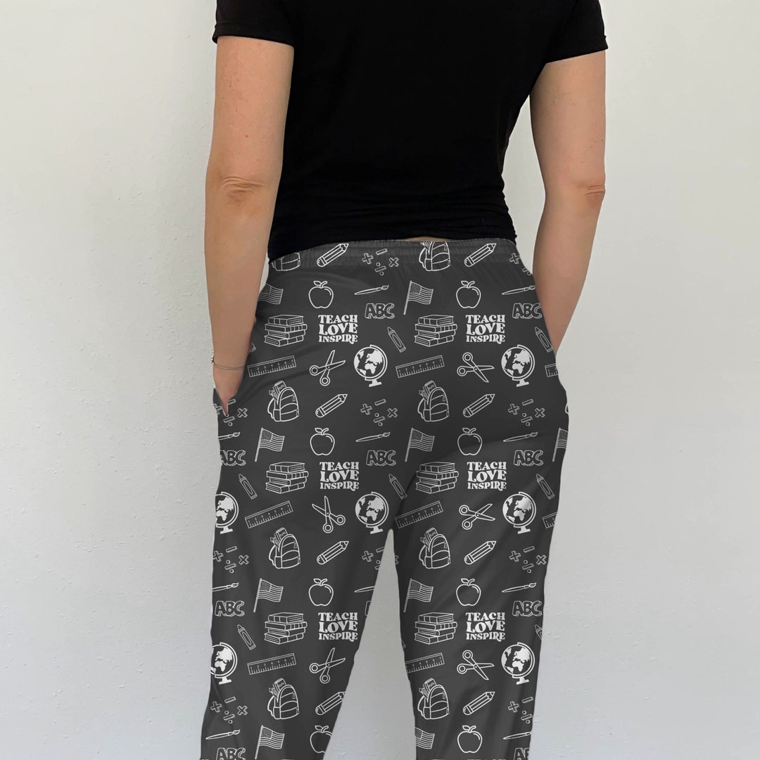 Teacher Pajama Pants, Teacher Appreciation Gift for End of School Year ...