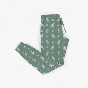 Wolf Pajama Pants, White Wolves Pjs, Wolf Lover Gift for Christmas Gift ...