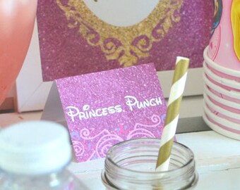 Princess Food Labels - Etsy