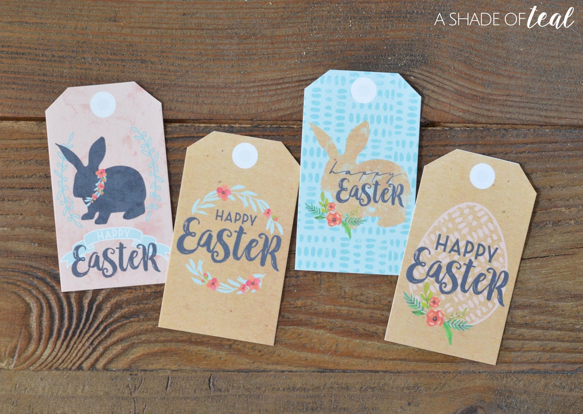 Easter Printable Gift Tags // INSTANT DOWNLOAD // Spring Easter ...