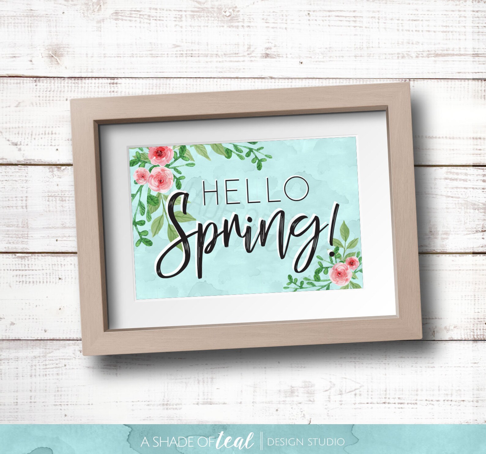 Hello Spring Printable Sign V1 // INSTANT DOWNLOAD // Spring - Etsy