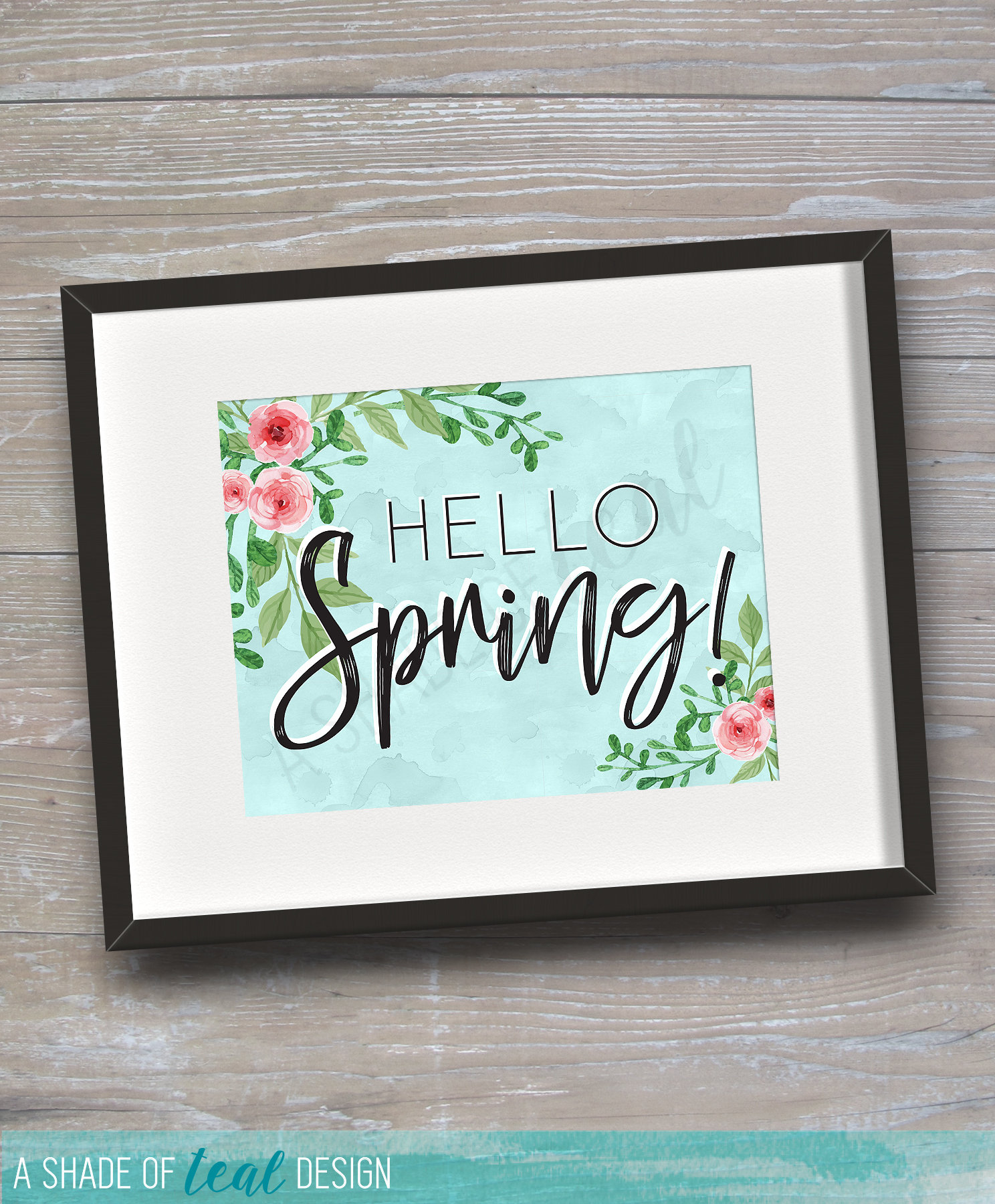 Hello Spring! Printable Sign V1 // INSTANT DOWNLOAD // Spring ...
