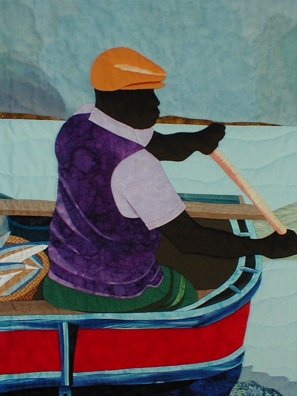 Coming Home With the Catch (river Man) - Etsy