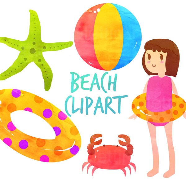 Watercolor Bathing Suit Clipart - Etsy