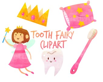 Tooth Fairy Clipart - Etsy