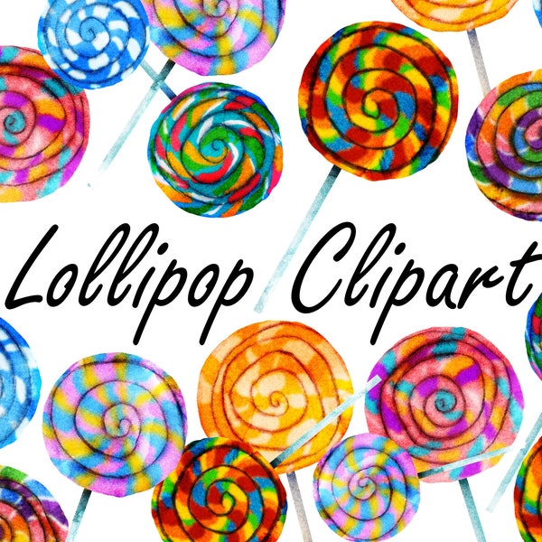 Lollipop Clip Art - Etsy
