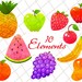 Fruit Clipart, Fruits Clipart, Food Clipart, for Personal and ...