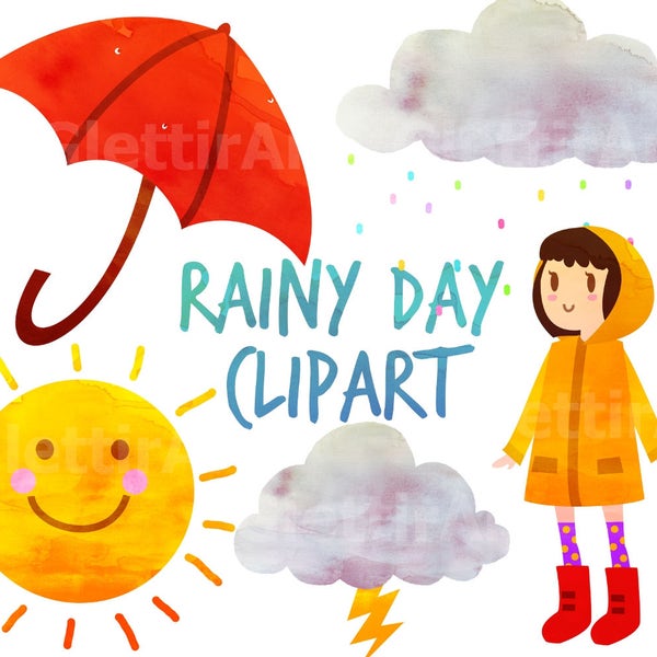 Rainy Day Umbrella - Etsy