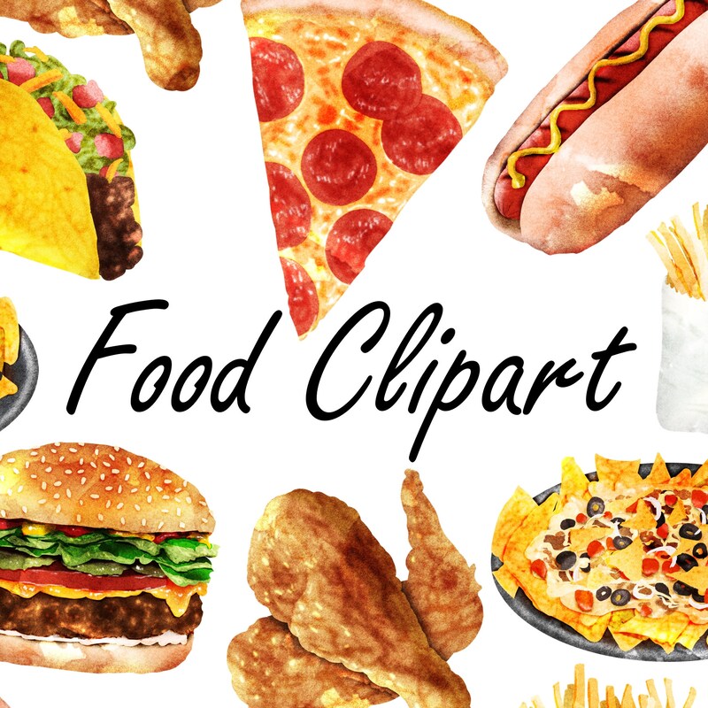 Food Watercolor - Etsy