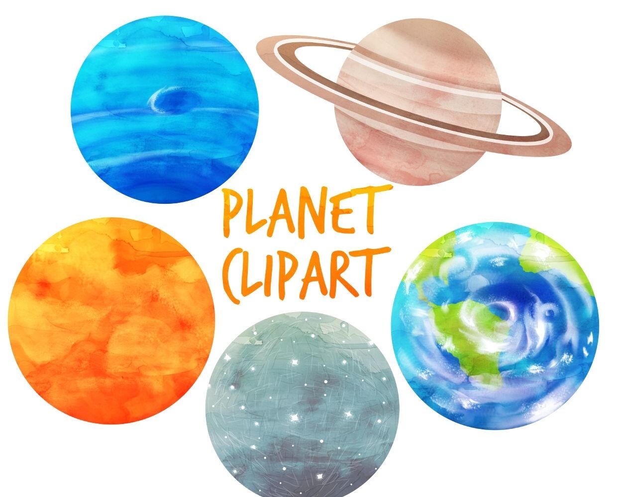 Space Clipart, Planets Clipart, Solar Syatem Clipart, Outer Space ...