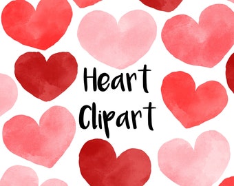 Hearts Clipart,heart Clip Art,hearts Instant Download,valentine Clipart ...