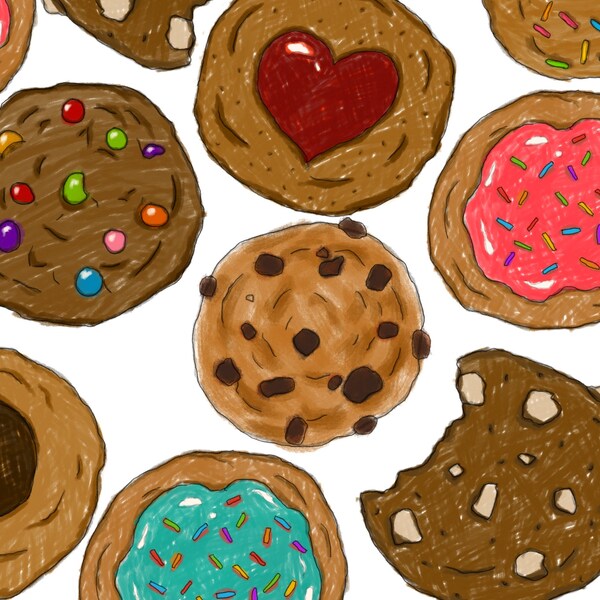 Cookies Clip Art - Etsy