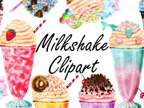 Chocolate Milkshake Clip Art