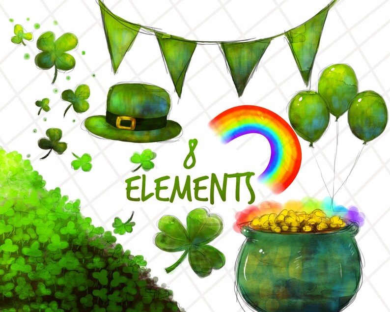 St Patrick's Day Clipart, St Patrick Clipart, Clip Art, for Personal ...