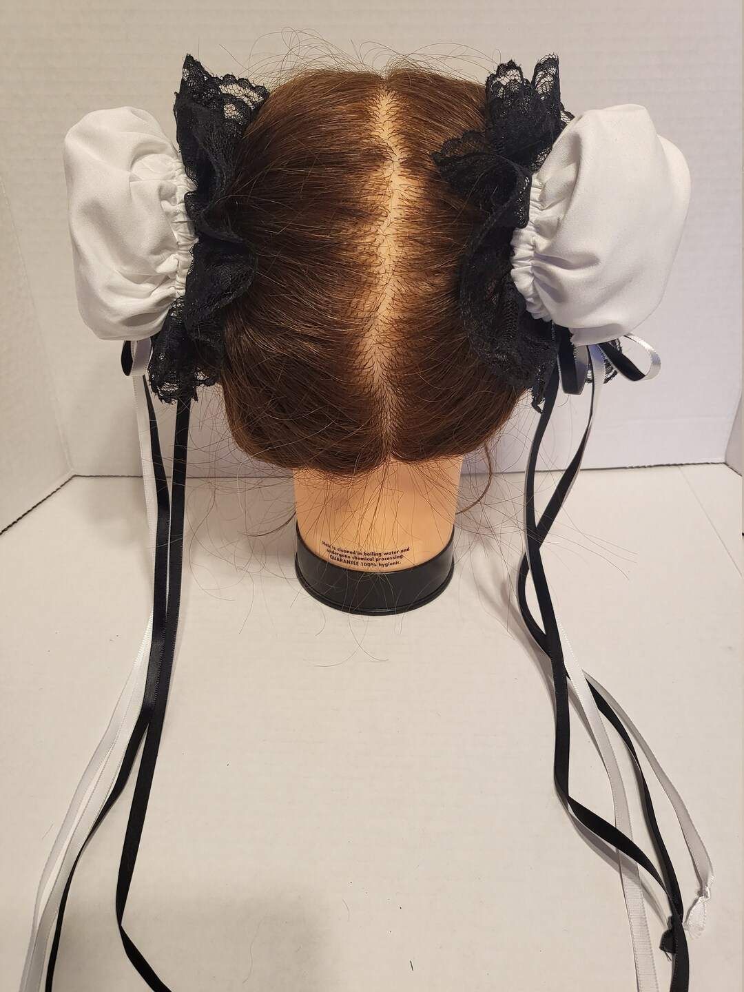 Black and White Cotton Odango Bun Covers - Etsy