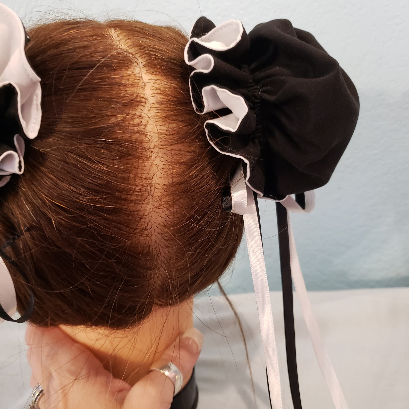 Reversible Cotton Odango Bun Covers | Etsy