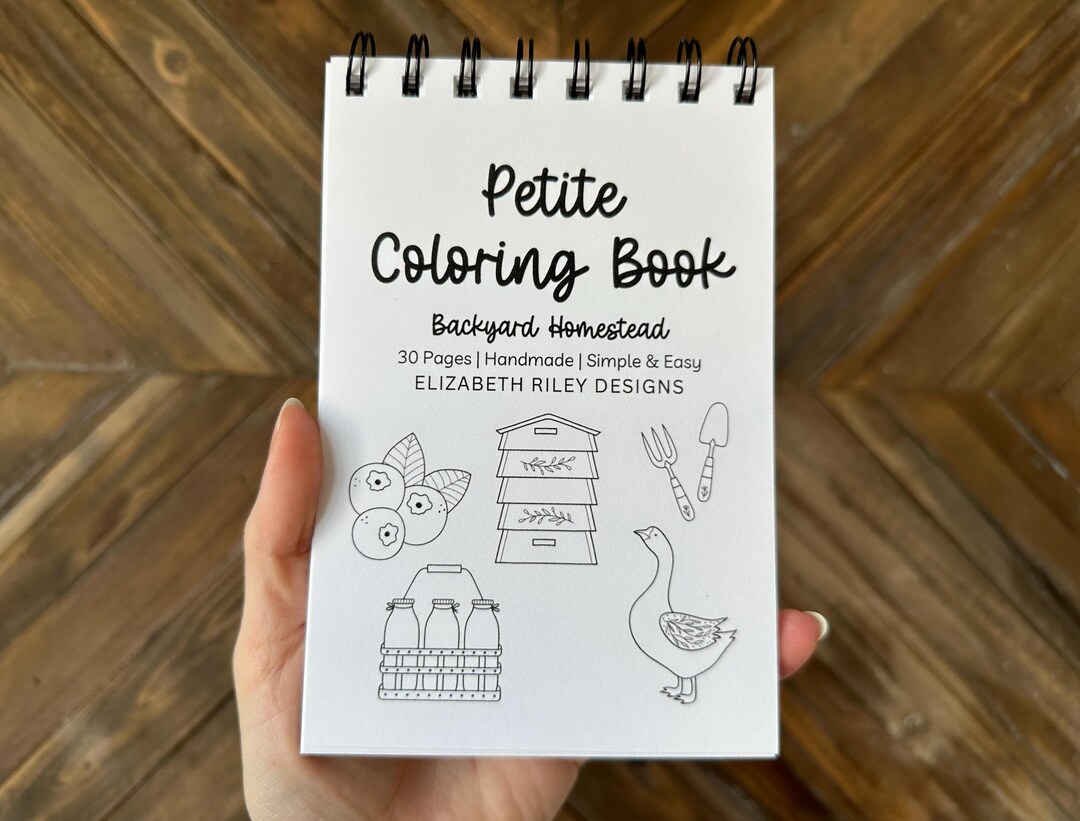 Little Simple Living Coloring Book, Gardening Coloring Pages, Backyard ...
