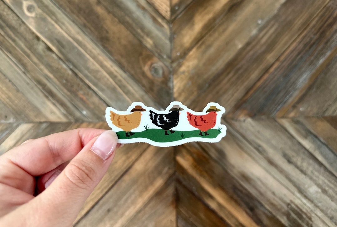 Chicken Sticker, Western Chickens, Cowgirl Animal, Farm Life, Rustic ...