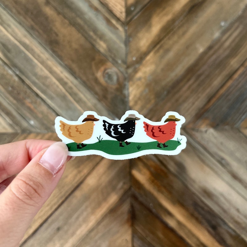 Chicken Stickers - Etsy