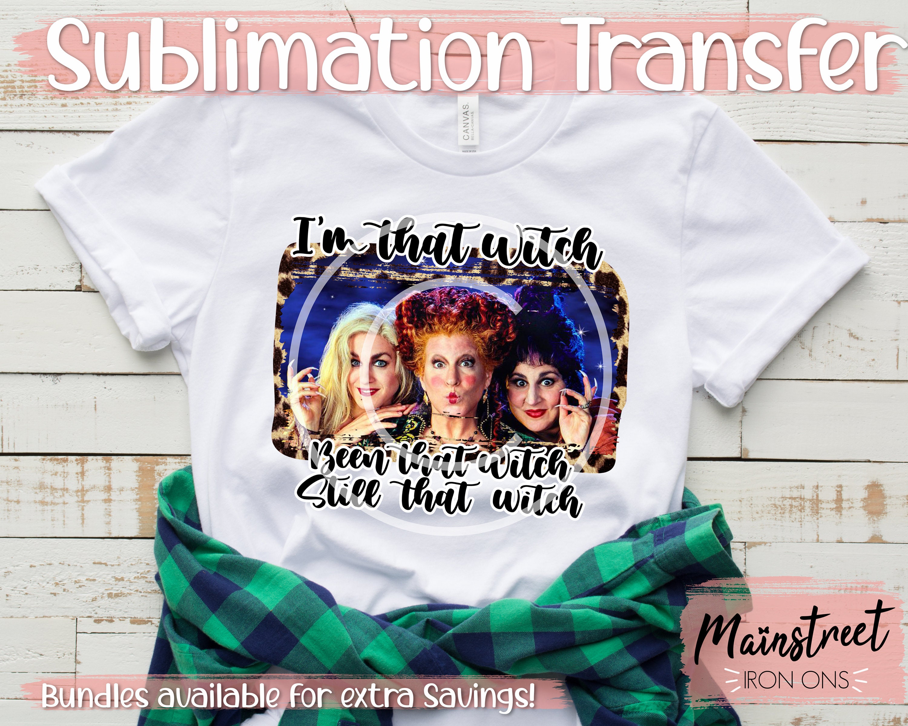 Hocus Pocus Sublimation Print Ready to Press - Etsy